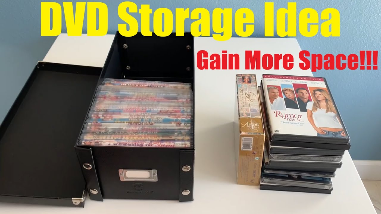 DVD Storage Idea To Gain More Space - YouTube