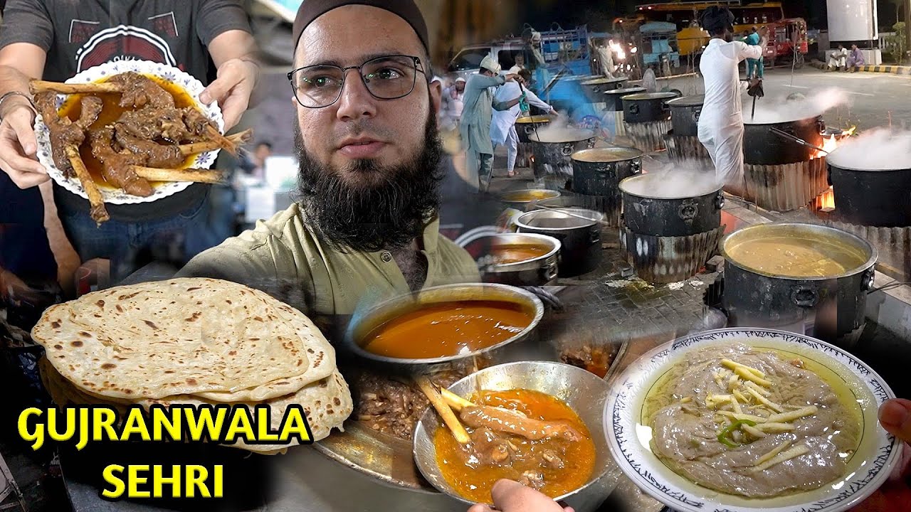 Gujranwala Street Food in Ramadan | Gurunanak Pura | Paye, Bong ...