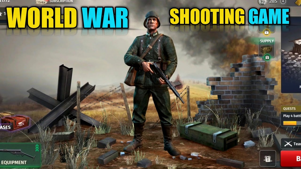 World War 2: Shooting game | Gun Shooting Game 🔫 - YouTube