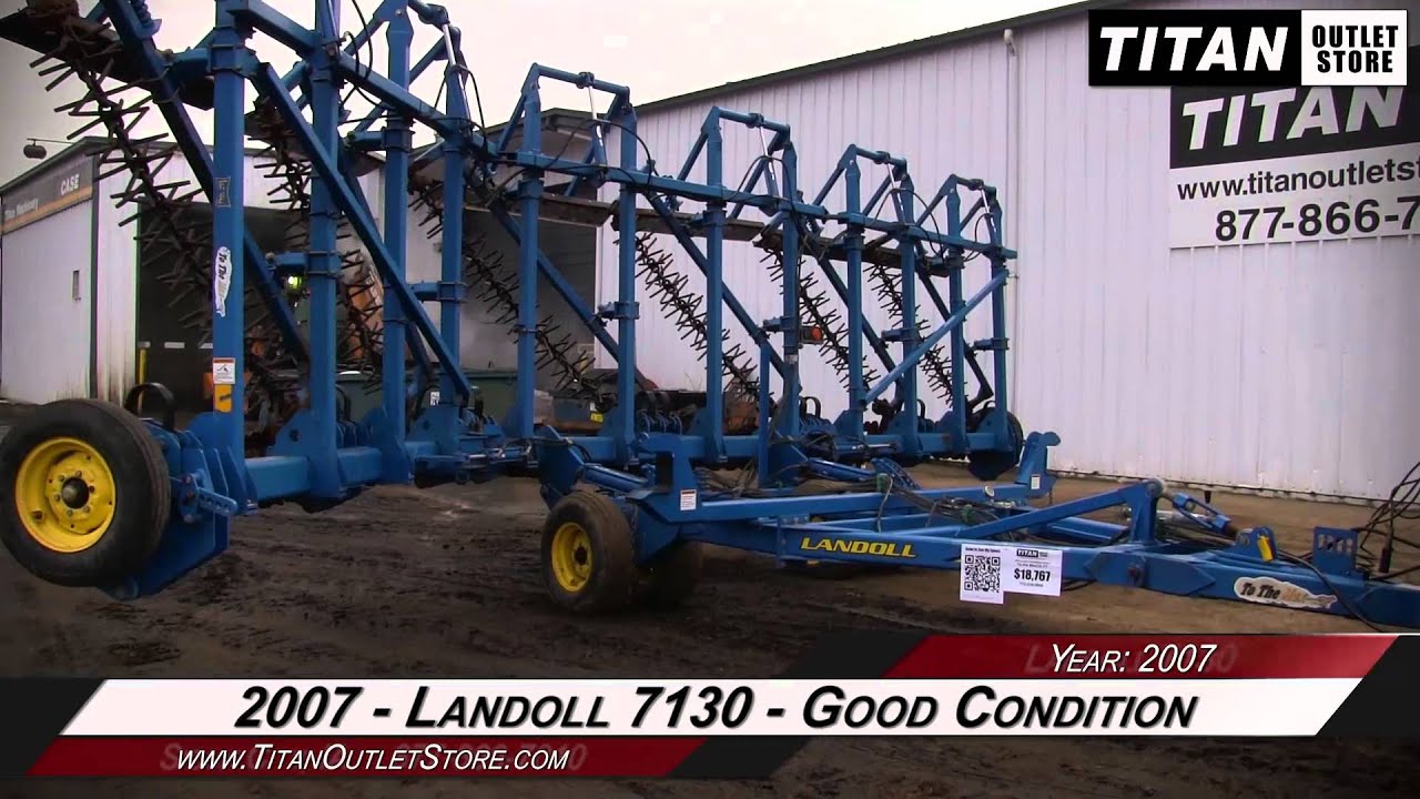 Landoll 7130, 32', To the Max Roller Harrow Tillage Sold on ELS! - YouTube