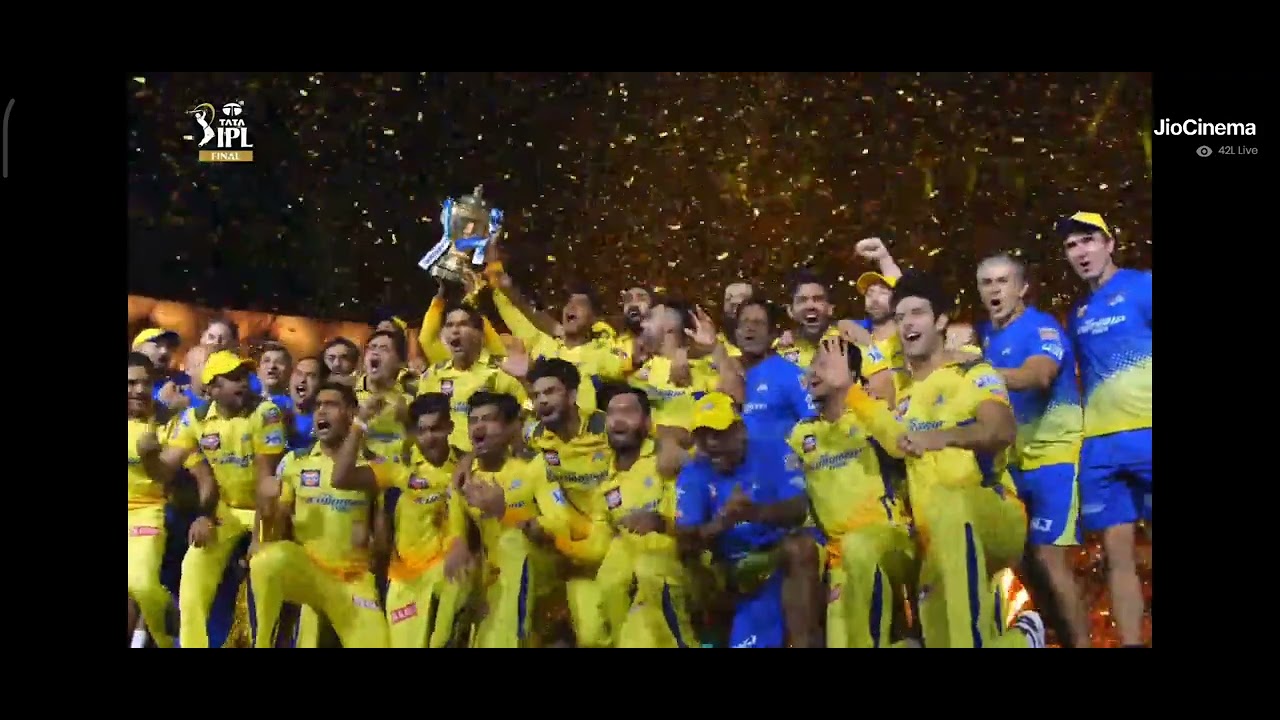 tata ipl 2023 msd Chennai super king trophy🏆 - YouTube