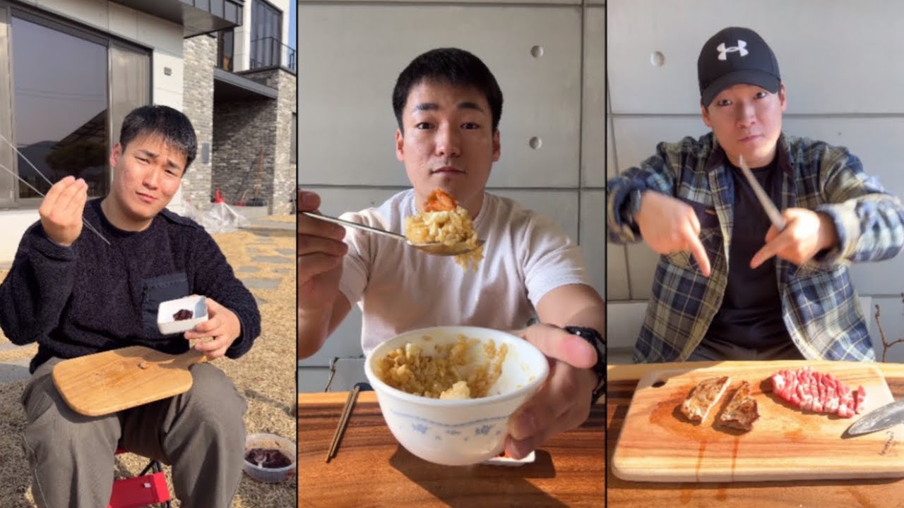 What did I eat this week? I MUKBANG 먹방 I Korean food, table manners ...