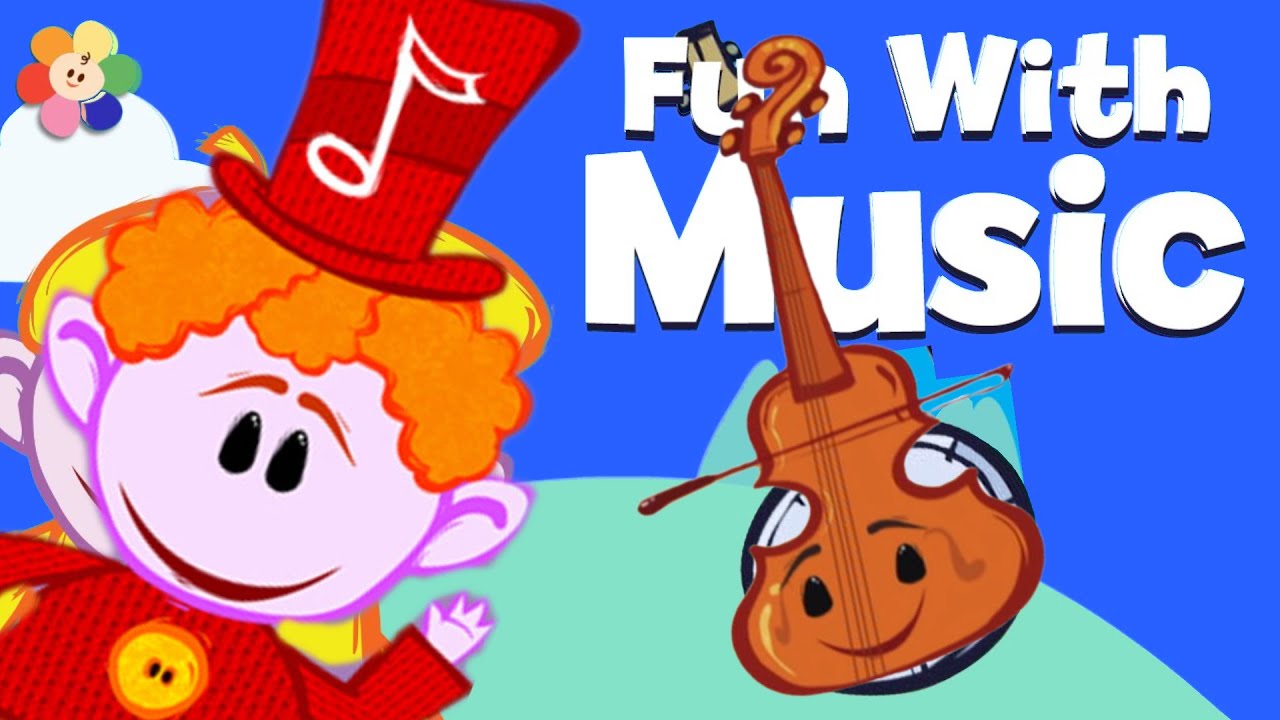 Music Cartoon for Children Musical Instruments-Violin Learn for Kids ...