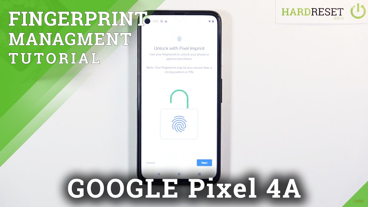 How to Add Fingerprint in Google Pixel 4A – Set Up Fingerprint - YouTube