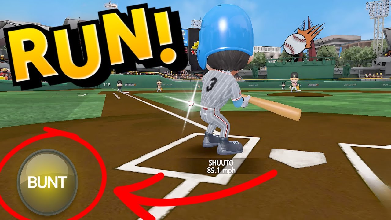 Baseball 9 Bunting ONLY Challenge | Baseball 9 - YouTube