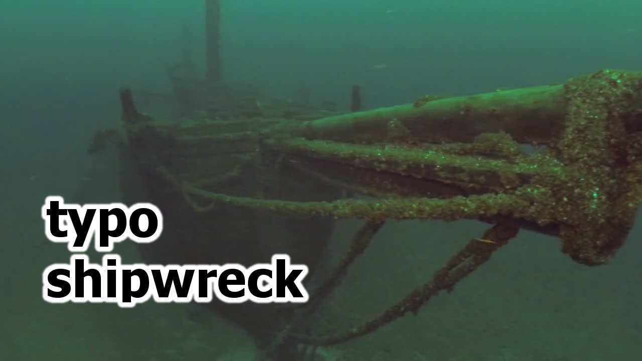 Typo Shipwreck, Lake Huron, Presque Isle, Michigan - YouTube