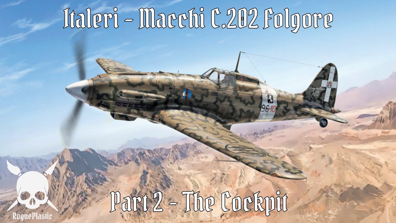 Building The Italeri Macchi C.202 Folgore / Part 2 - The Cockpit - YouTube