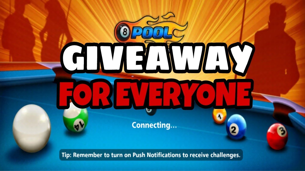 8 Ball Pool Giveaway / Big Rewards/100% Free Coins Get It Now - YouTube