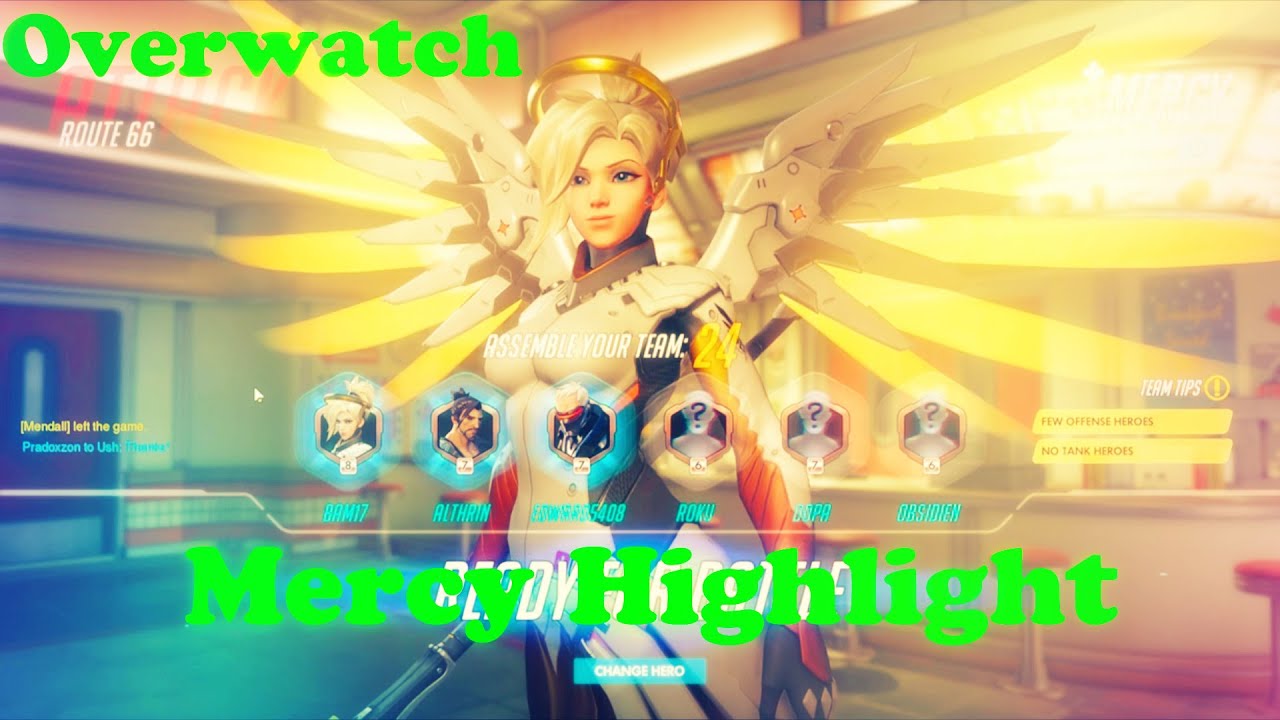 Overwatch - Mercy Highlight - YouTube
