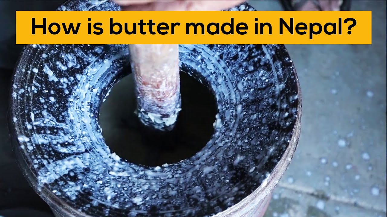 How to make butter/ghee the Nepali way - YouTube