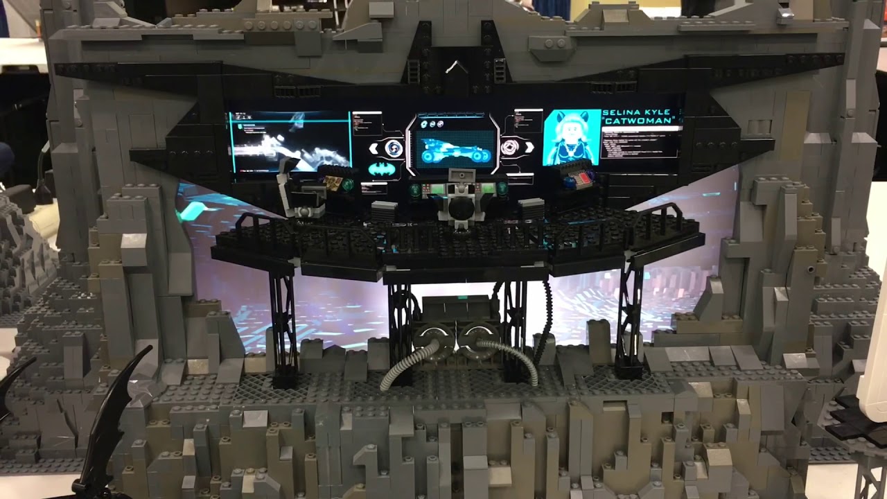 Amazing LEGO Batcave Build - Bricks Cascade 2019 - YouTube