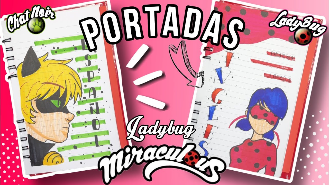 Portadas de Materias Ladybug y Cat Noir | Marialis - YouTube