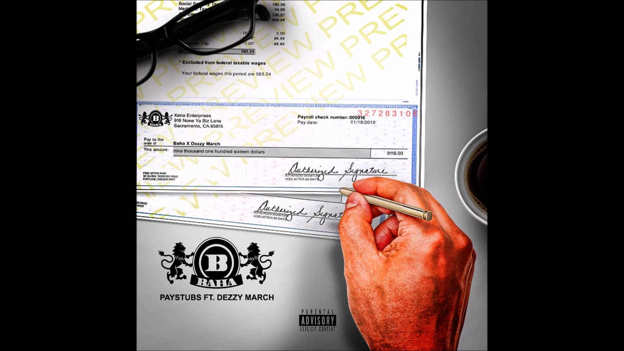 BAHA - PAYSTUBS FT DEZZY MARCH - YouTube