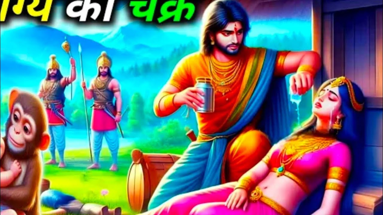 भाग्य का चक्र || तकदीर से बड़ा कोई हथियार नहीं || #kahani #kids#cartoon ...