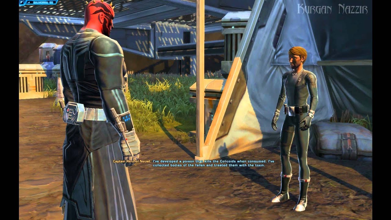 SWTOR - Capt Neuwt Dialogue (Poison Body Parts) - YouTube