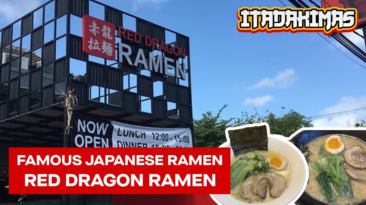 FAMOUS JAPANESE RAMEN IN BALI : RED DRAGON RAMEN! - YouTube
