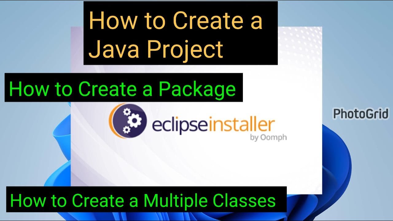 How to Create a Java Project in Eclipse 2024-25 - YouTube