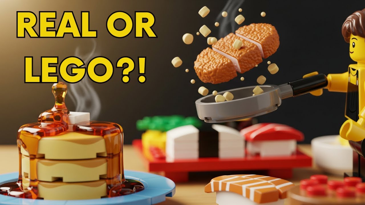 Cooking a Full LEGO Feast in Miniature ASMR & Stop-Motion #lego # ...