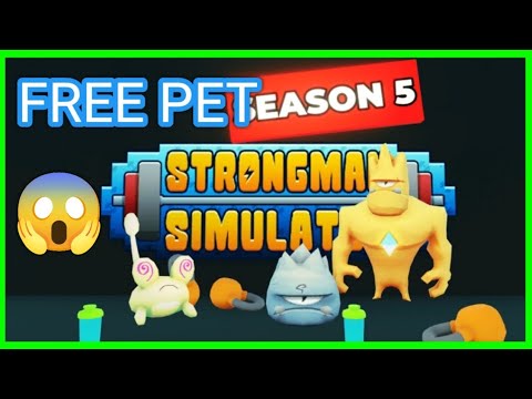HOW TO GET EVERY PET IN NEW SEASON 5 FOR FREE ON STRONGMAN SIMULATOR ...