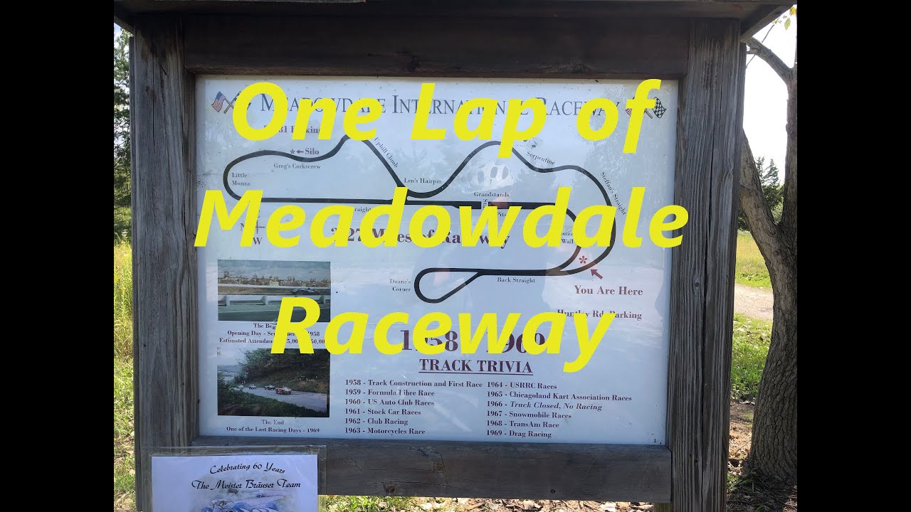 One Lap of Meadowdale Raceway, Raceway Woods - YouTube