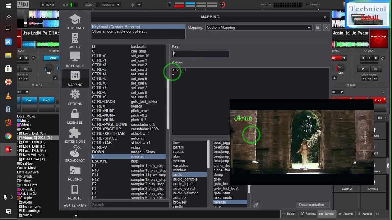 #Reverse Overview Virtual Dj -How to use custom key for Reverse in ...