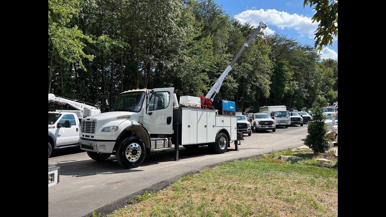 2014 Freightliner M2, Cummins ISL 8.9, Allison Auto, 14' Knapheide Bed, Stellar 14528 Crane ...