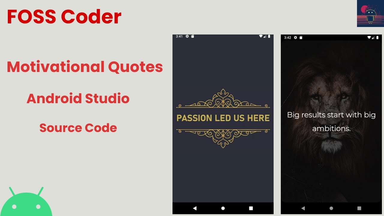 Motivational Quotes Android App || Source Code - YouTube