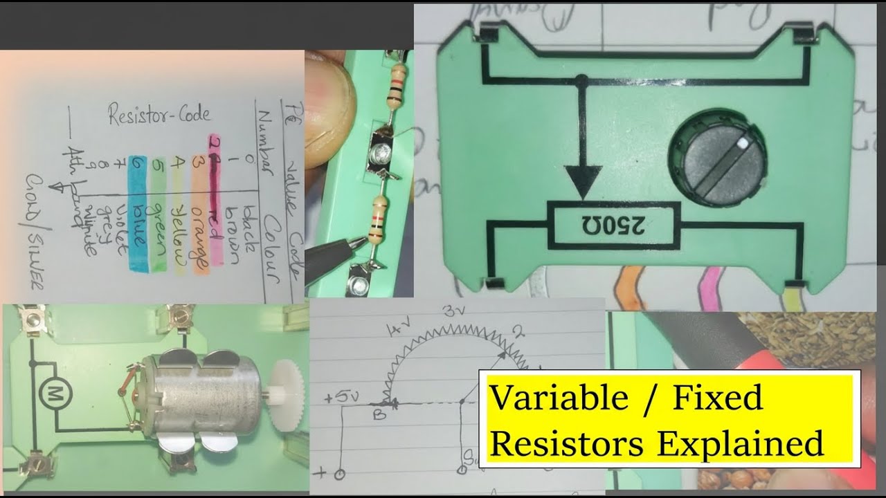 Variable vs Fixed Resistors - What's the Difference? - YouTube