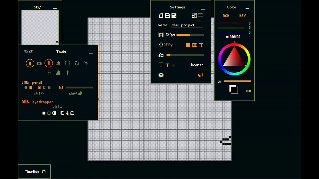 PixelApp UI demo - YouTube