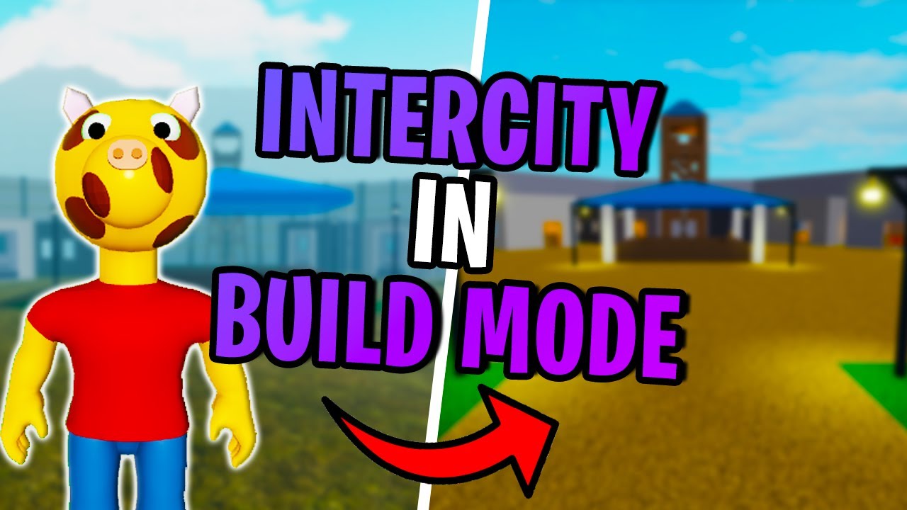 We Recreated Piggy Intercity Base In Build Mode - YouTube