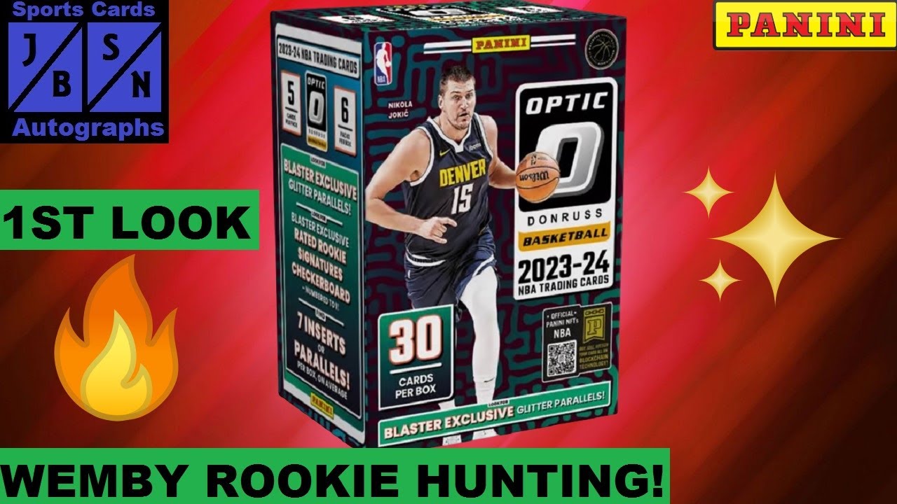 Does Our Blaster Have A Wemby Rookie?!? | 2023 Panini Optic Basketball ...