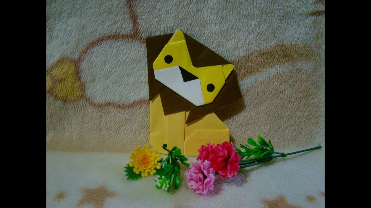 Origami Maniacs 199: The Wizard of Oz: The Cowardly Lion - YouTube