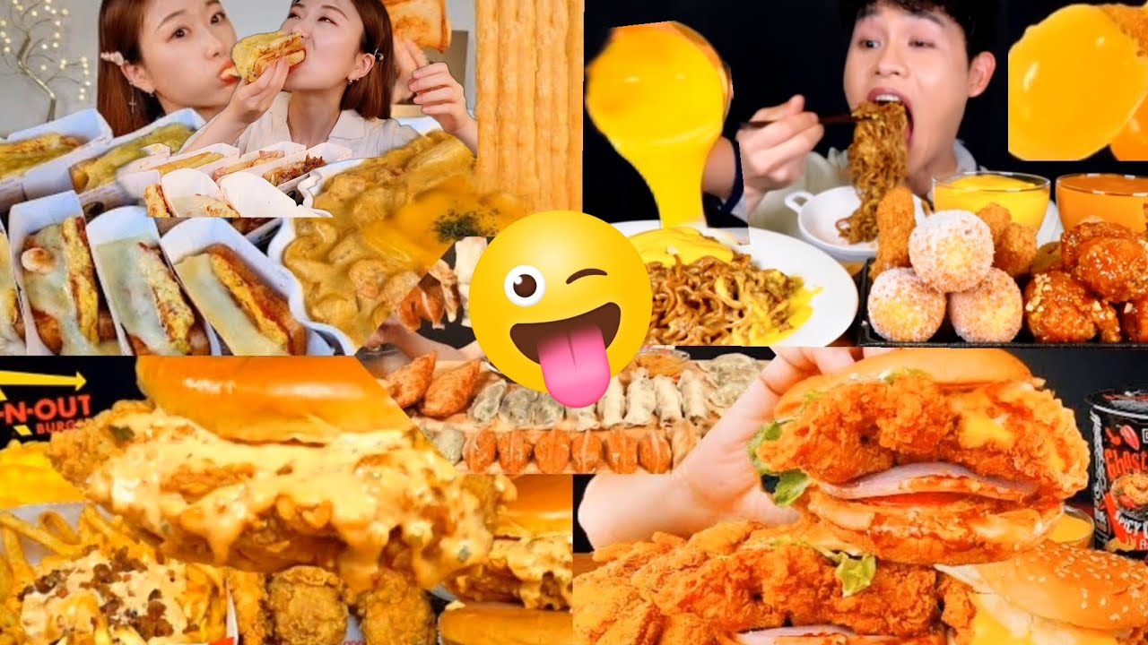 Mukbang YUMMY *FASTFOOD*Eating Show! MakeS You Hungry" Big BITE ASMR ...
