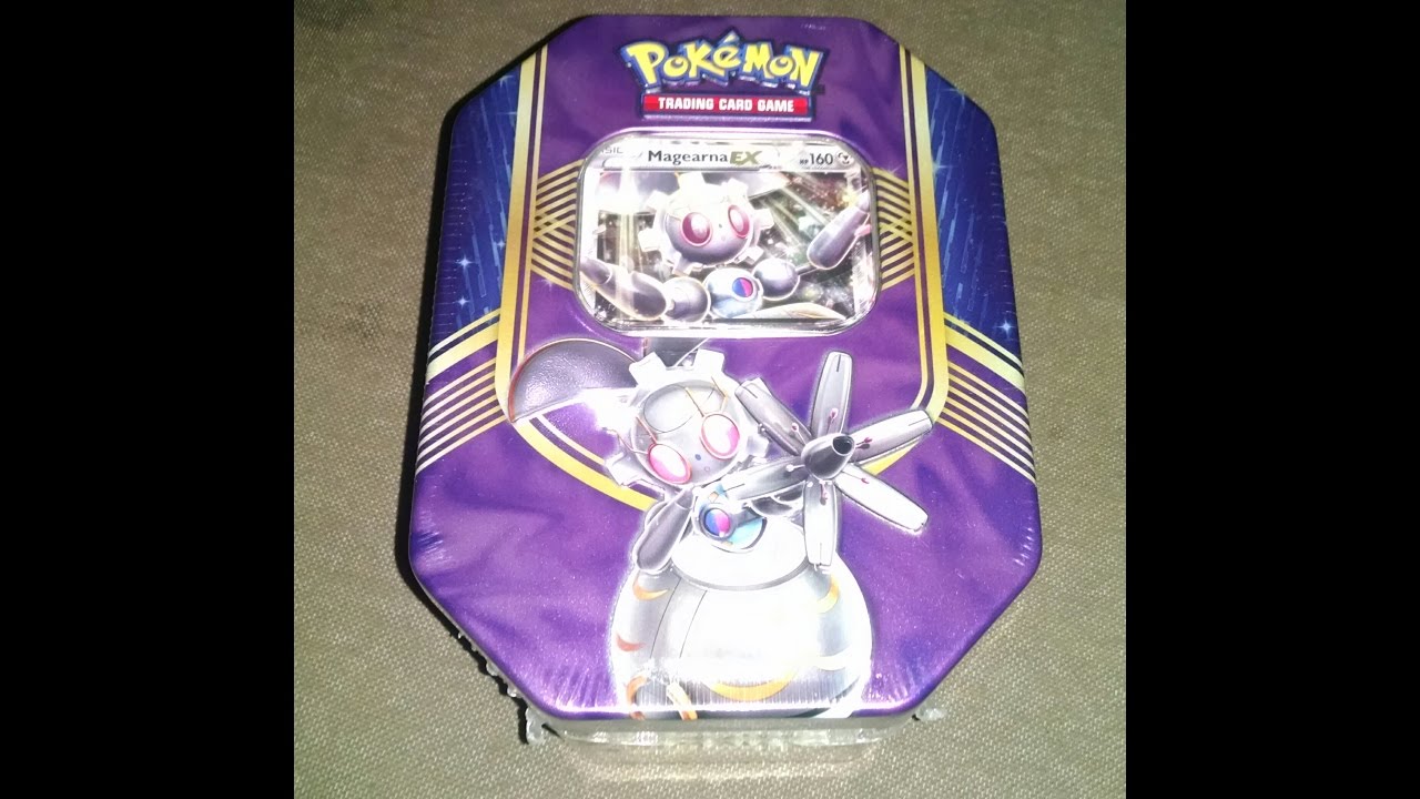 Pokemon TCG Battle Heart Tin Magearna EX - YouTube