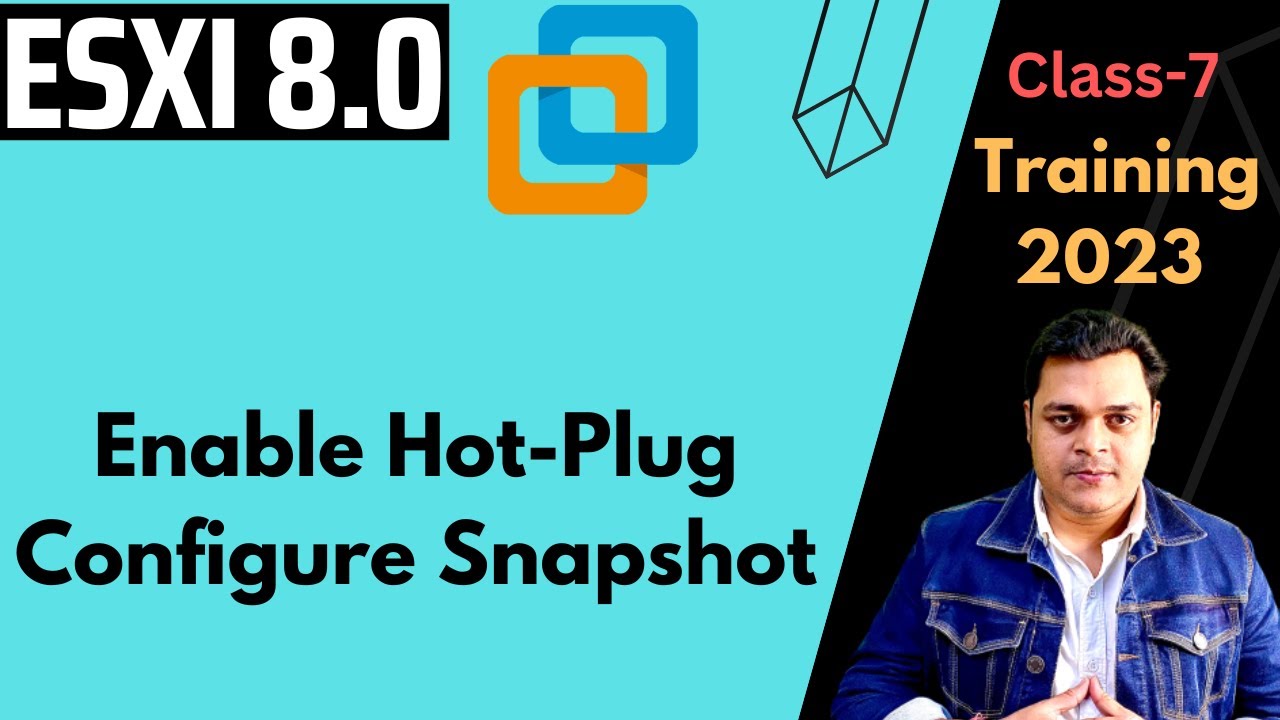 Configure Snapshot of virtual machine in v-Sphere esxi 8.0 ! what is ...