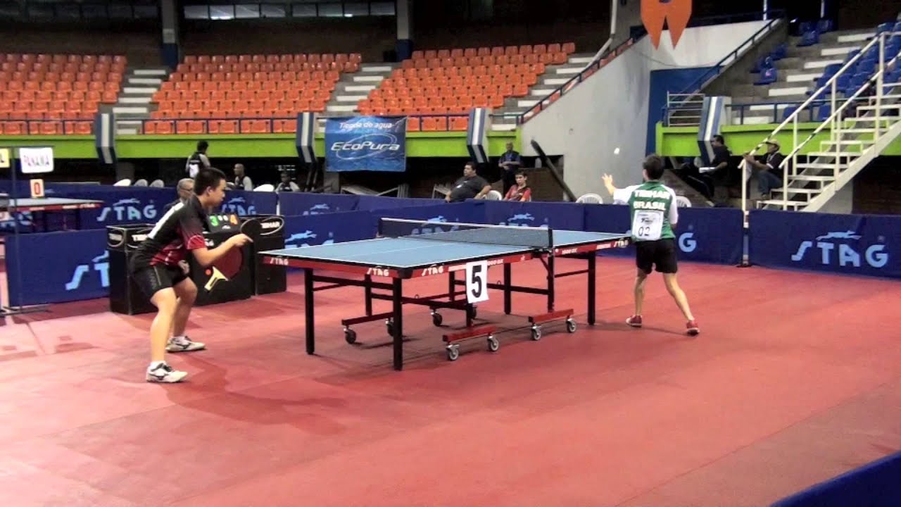 Calvin Shi vs Gabriel Pereira - Primer set - YouTube