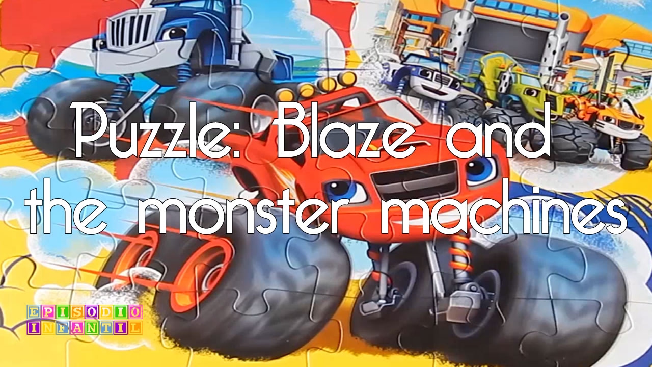 Puzzle: Blaze and the monster machines nickelodeon - YouTube