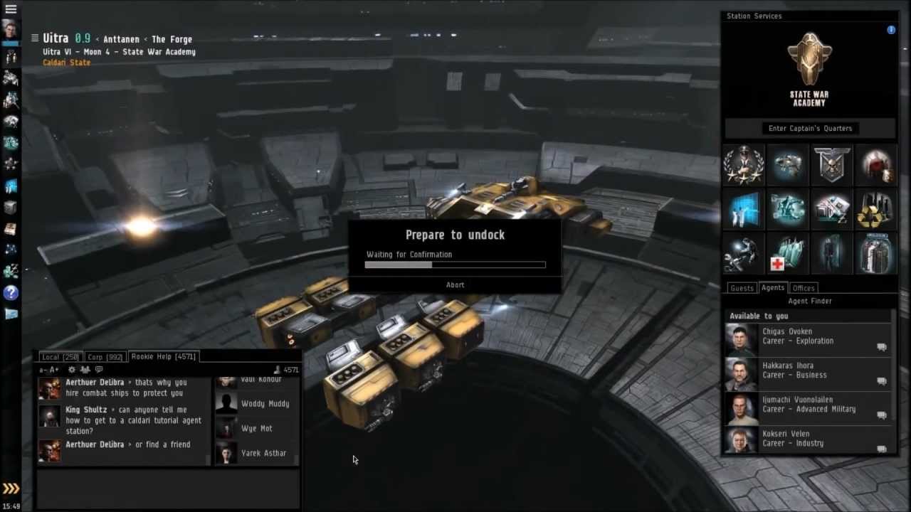EVE online simulator - YouTube