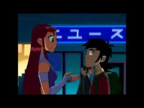Starfire Kisses Japanese Boy Crossover - YouTube
