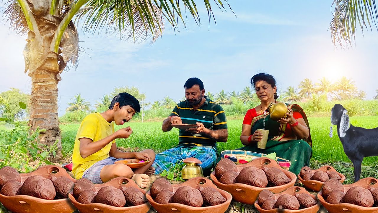 Finger Millet Ball Recipe | Traditional village cooking | Ragi Mudde ...
