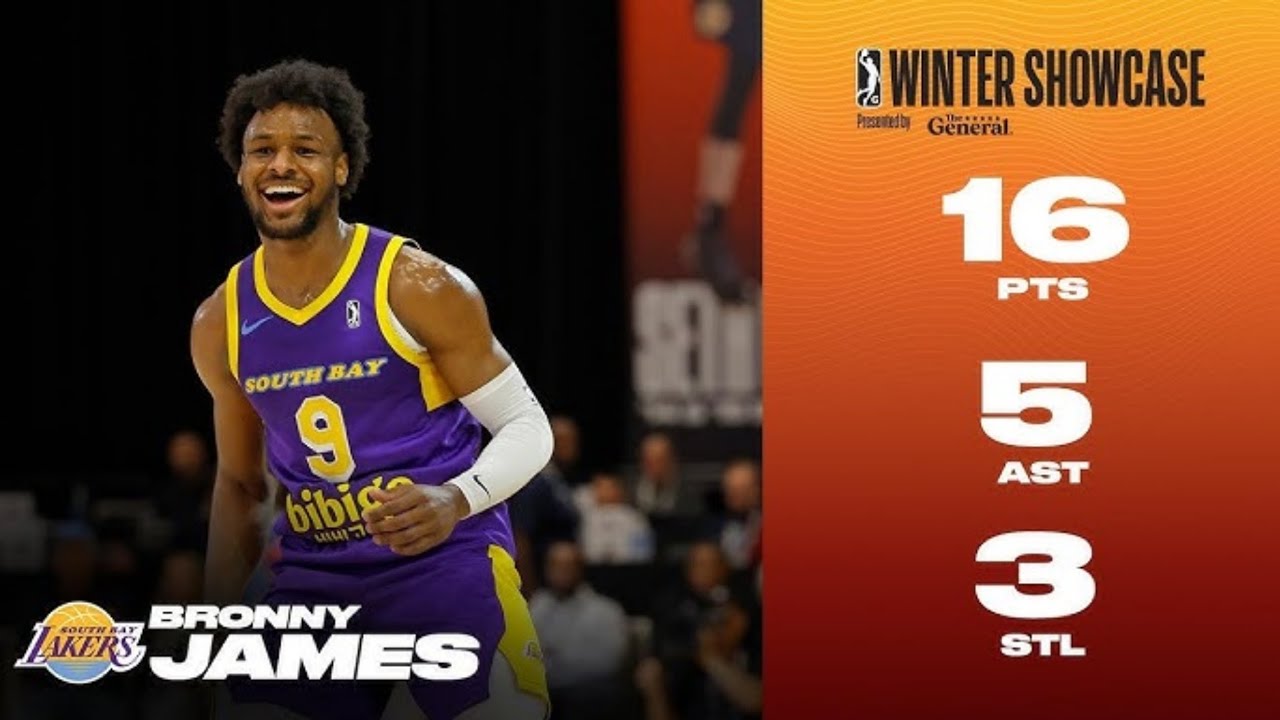 bronny lebron lakers|Bronny james dunks|bronny james highlights gleague ...