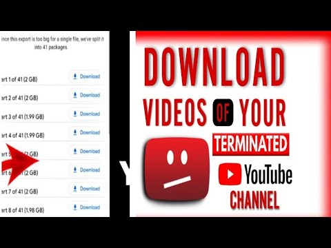 How to Download Terminated Or Disabled YouTube Channel Videos ...