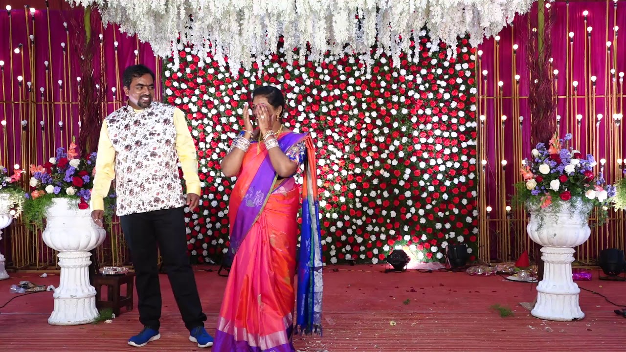 Snigdha Half Saree Function - Kiki n Rushitha - YouTube