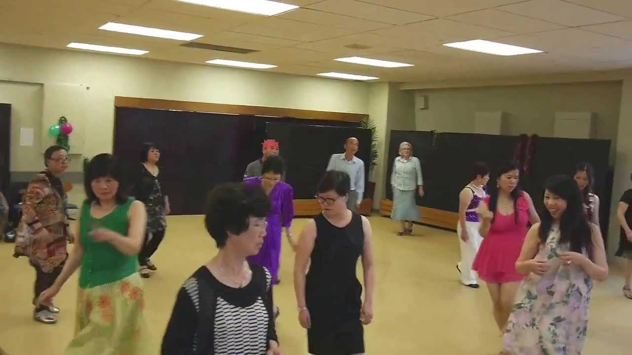 Back In Time Line Dance (Robbie Hickie) @ Scalewings NZ 2013 Xmas Party ...