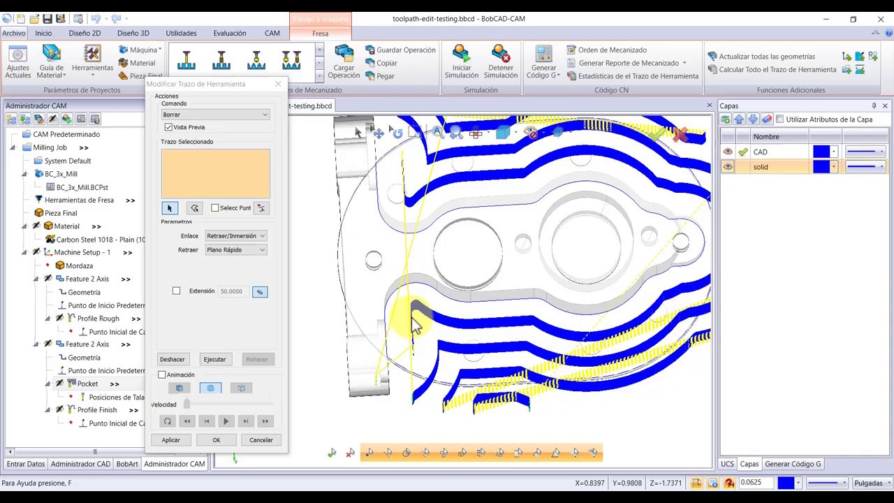 Edicion de Trazo de Herramientas - YouTube