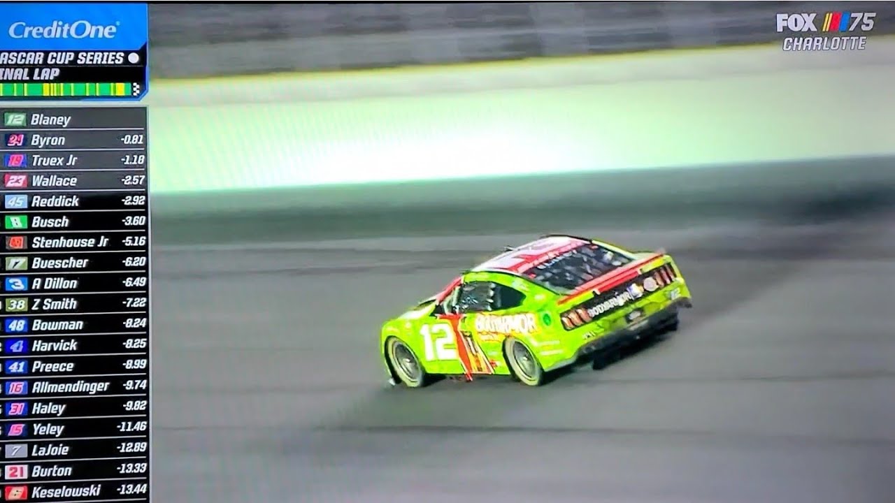 Ryan Blaney Wins The 2023 Coca Cola 600 [Cup Series] - YouTube