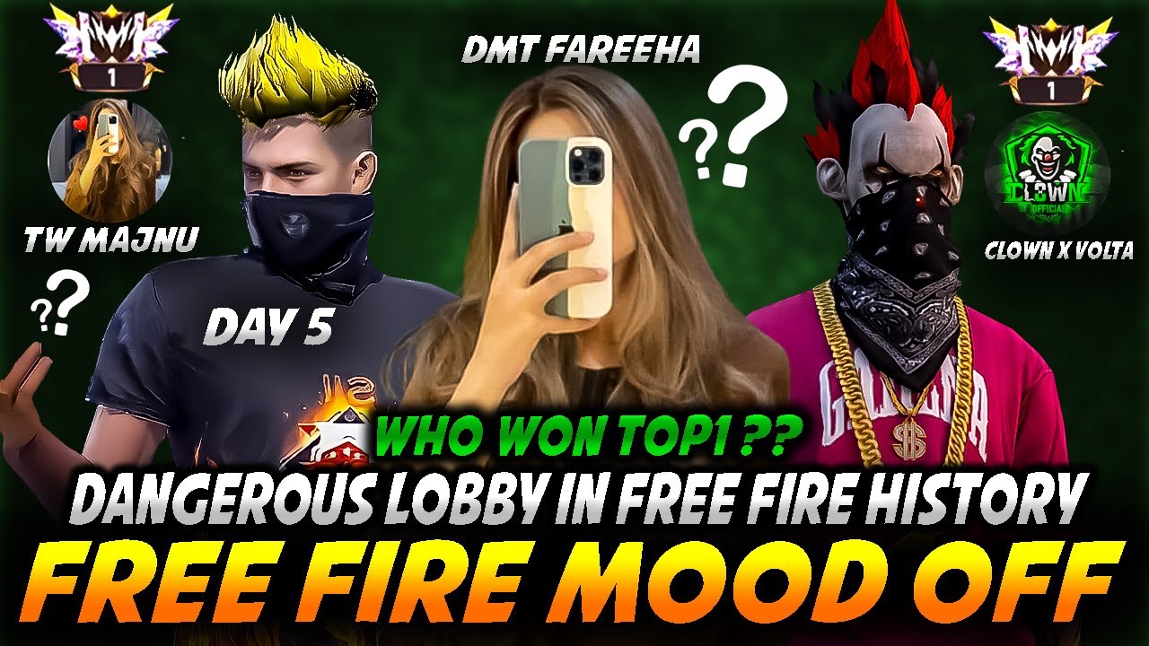 FOR THE FIRST TIME FREE FIRE HISTORY😱MOST DANGEROUS TOP 1 PLAYERS IN ...