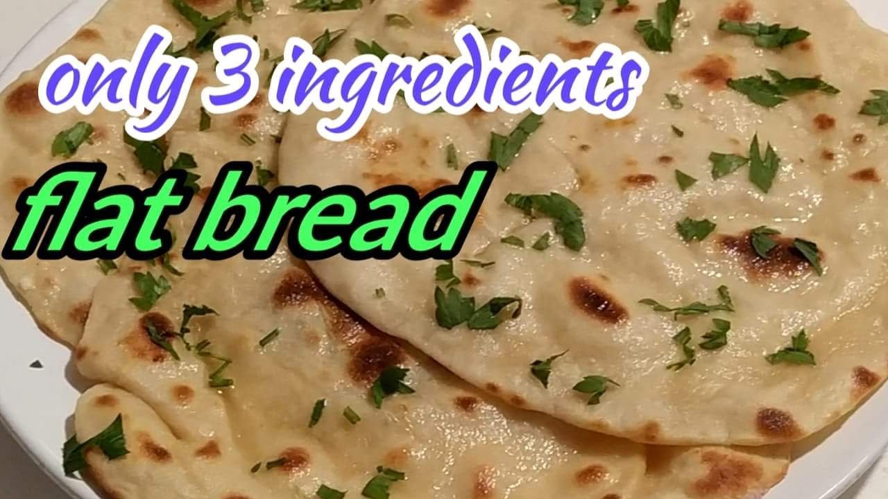 Flat bread only three ingredients |how to make flat bread - YouTube