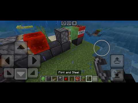 Minecraft tnt launcher basic redstone machine - YouTube
