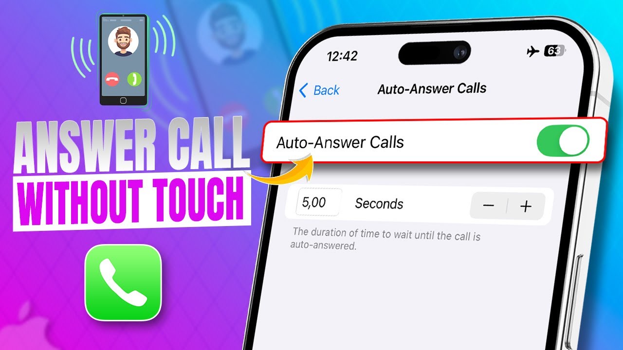 How to Answer Calls Without Touching the Screen on iPhone | Enable Auto ...